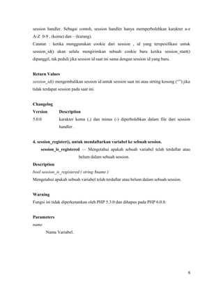 09071003002 session dan fungsinya | PDF