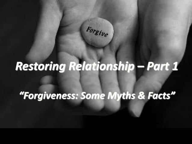 Restoring Relationships - Part 1 | PPTX | Christianity | Religion ...
