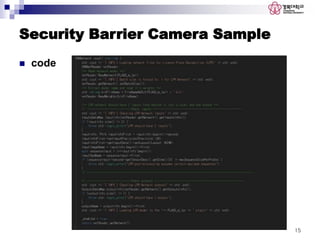 OpenVINO™ Toolkit Security Barrier Camera Sample | PPT