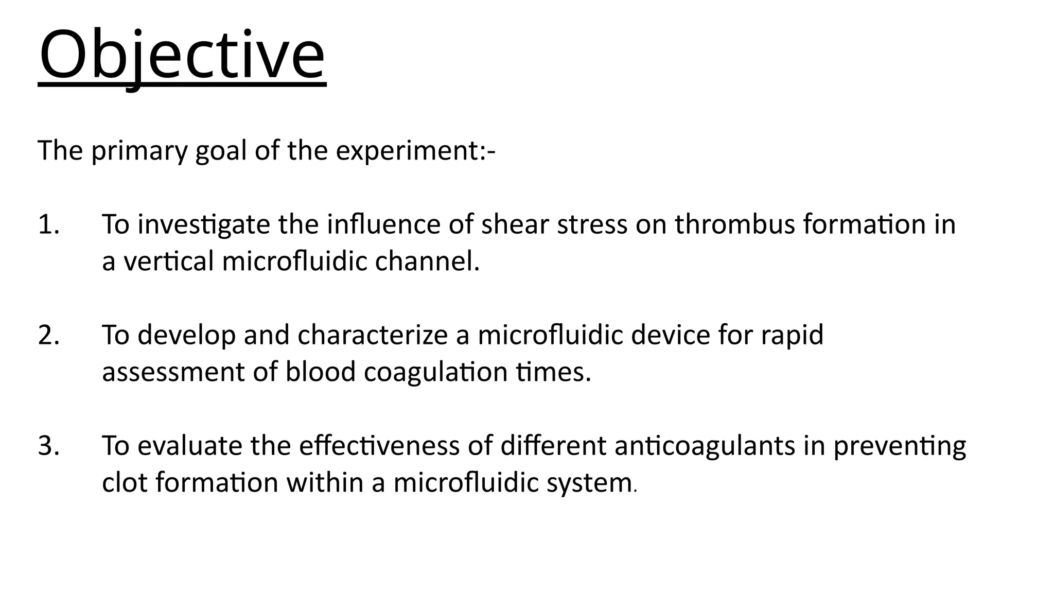 Blood Coagulation Analysis using vertical | PPTX