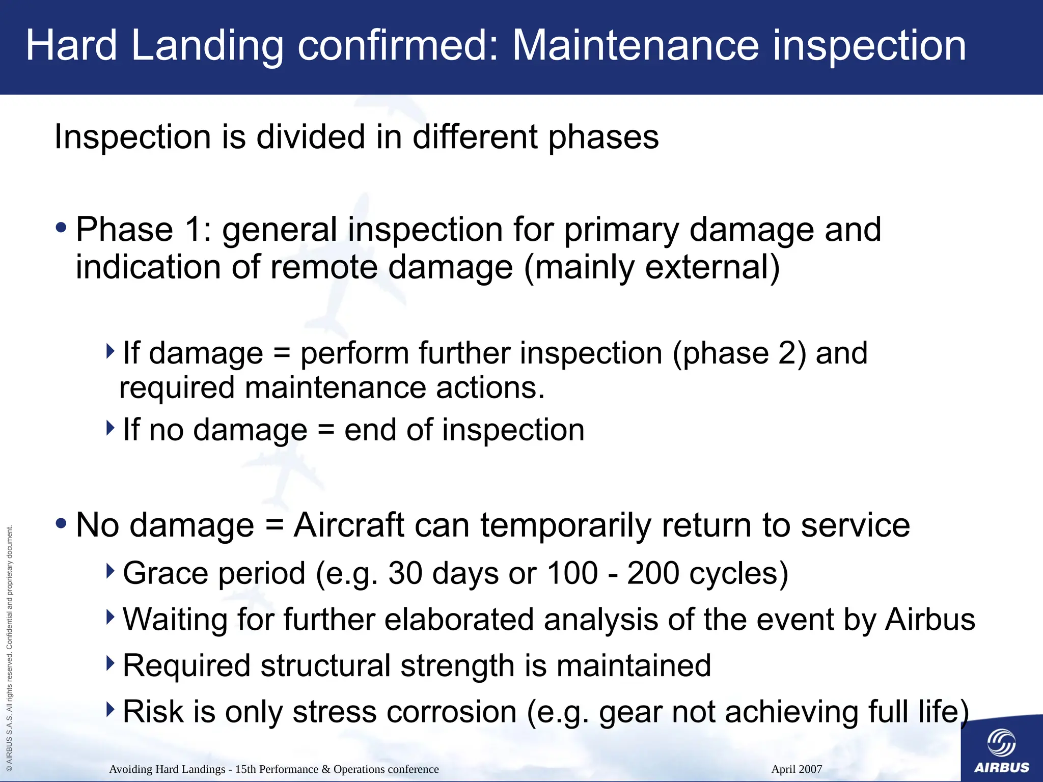 Hard landing aircraft technics airlines amd | PPT
