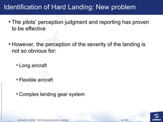 Hard landing aircraft technics airlines amd | PPT