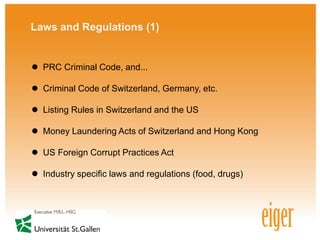 Corporate Governance and Compliance in China | PPTX