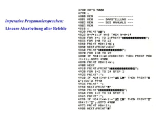 Einführung objektorientierte Programmierung: Klassen und Objekte