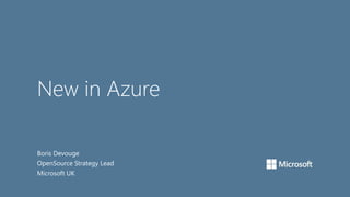 WinOps Conf 2015 - Microsoft Azure & Open Source | PPT