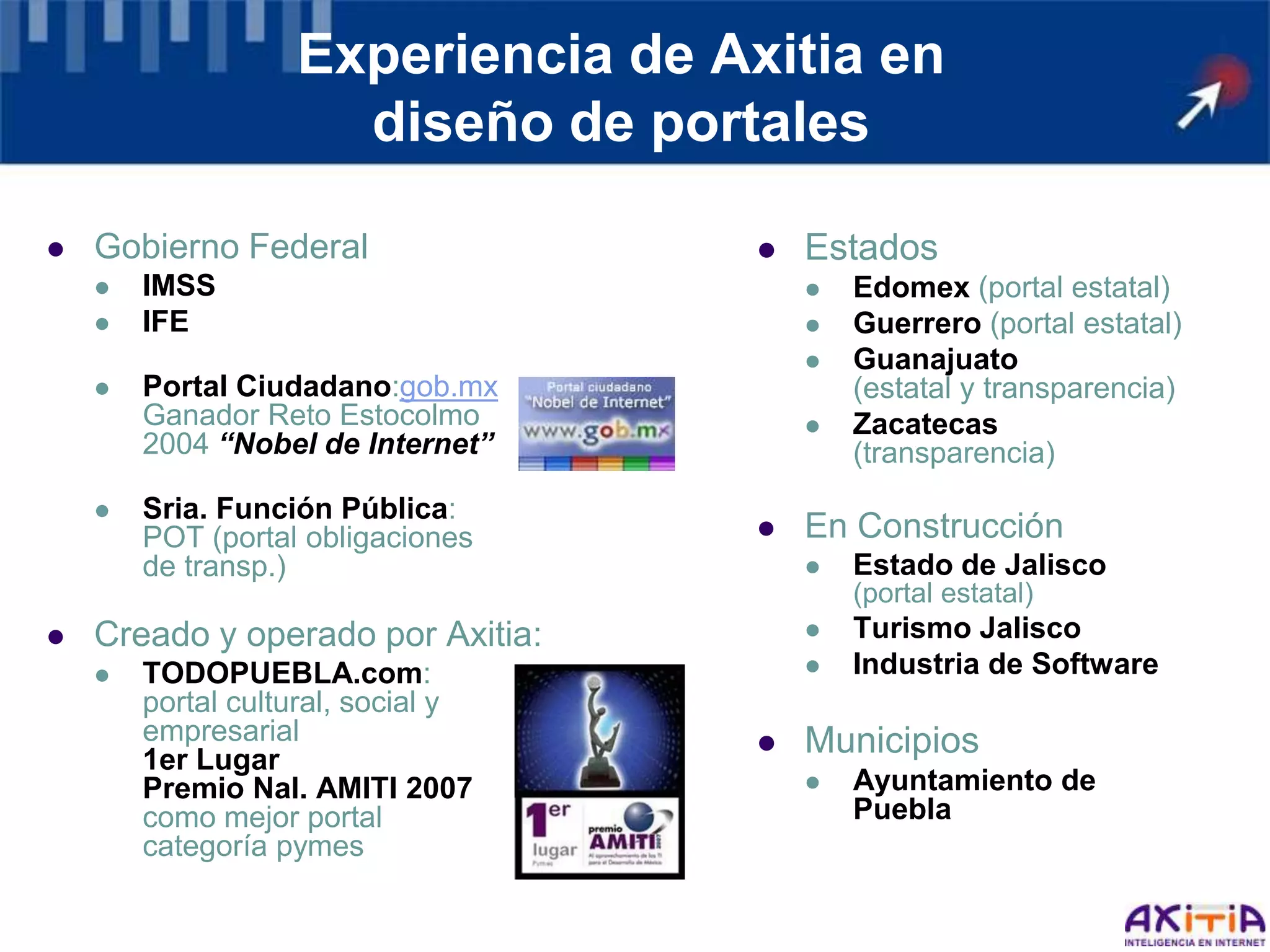 Estudio Comparativo "Benchmark" de sitios turísticos de México ...