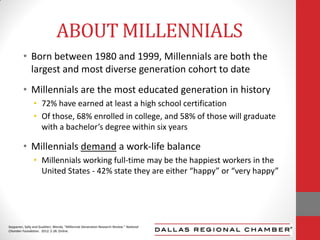 Attracting + Retaining Millennials in Downtown Dallas -- DRC 2015 ...
