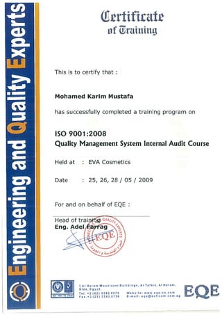 EQE Certificate | PDF
