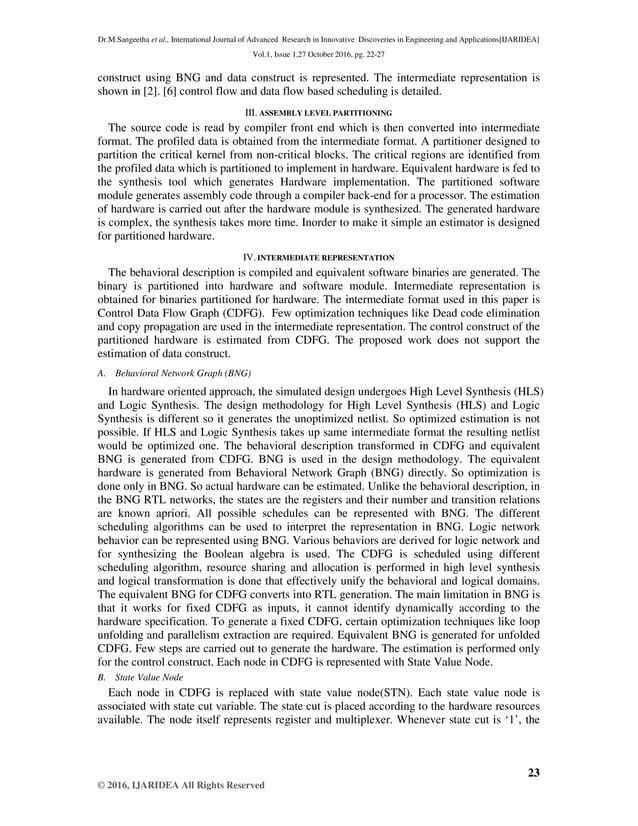 Control Construct Estimation For Partitioned Binaries In Codesign System | PDF