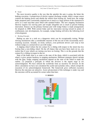 Design And Fabrication Of Wedge Braking System | PDF