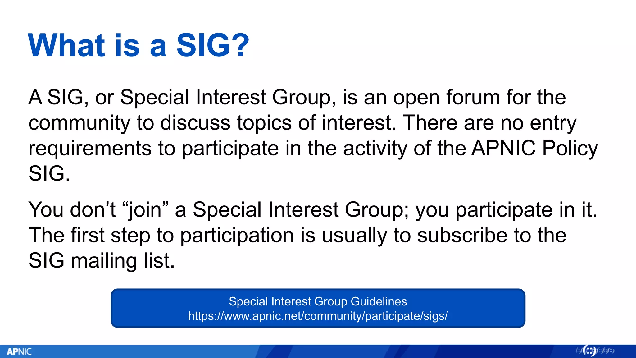 2nd ICANN APAC-TWNIC Engagement Forum: APNIC Policy Framework and ...