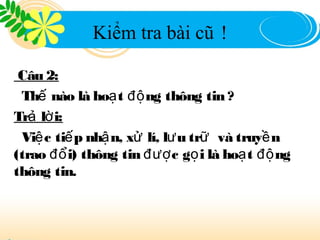 Tin học lớp 6 | PPT