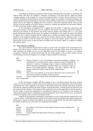 The turn-taking mechanism in classroom interactions of public high ...