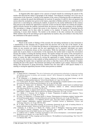 The turn-taking mechanism in classroom interactions of public high ...