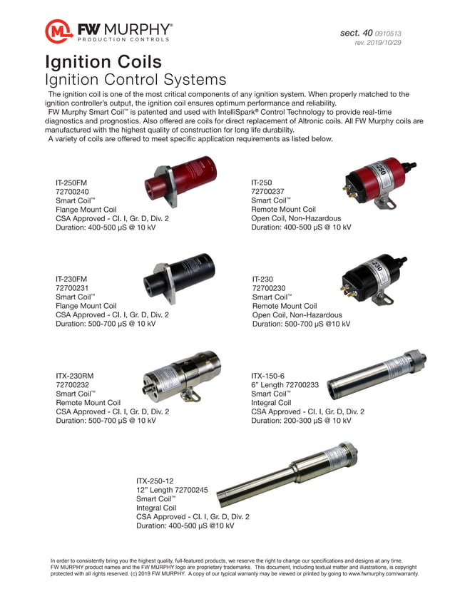 0910513 ignition coils (1) | PDF
