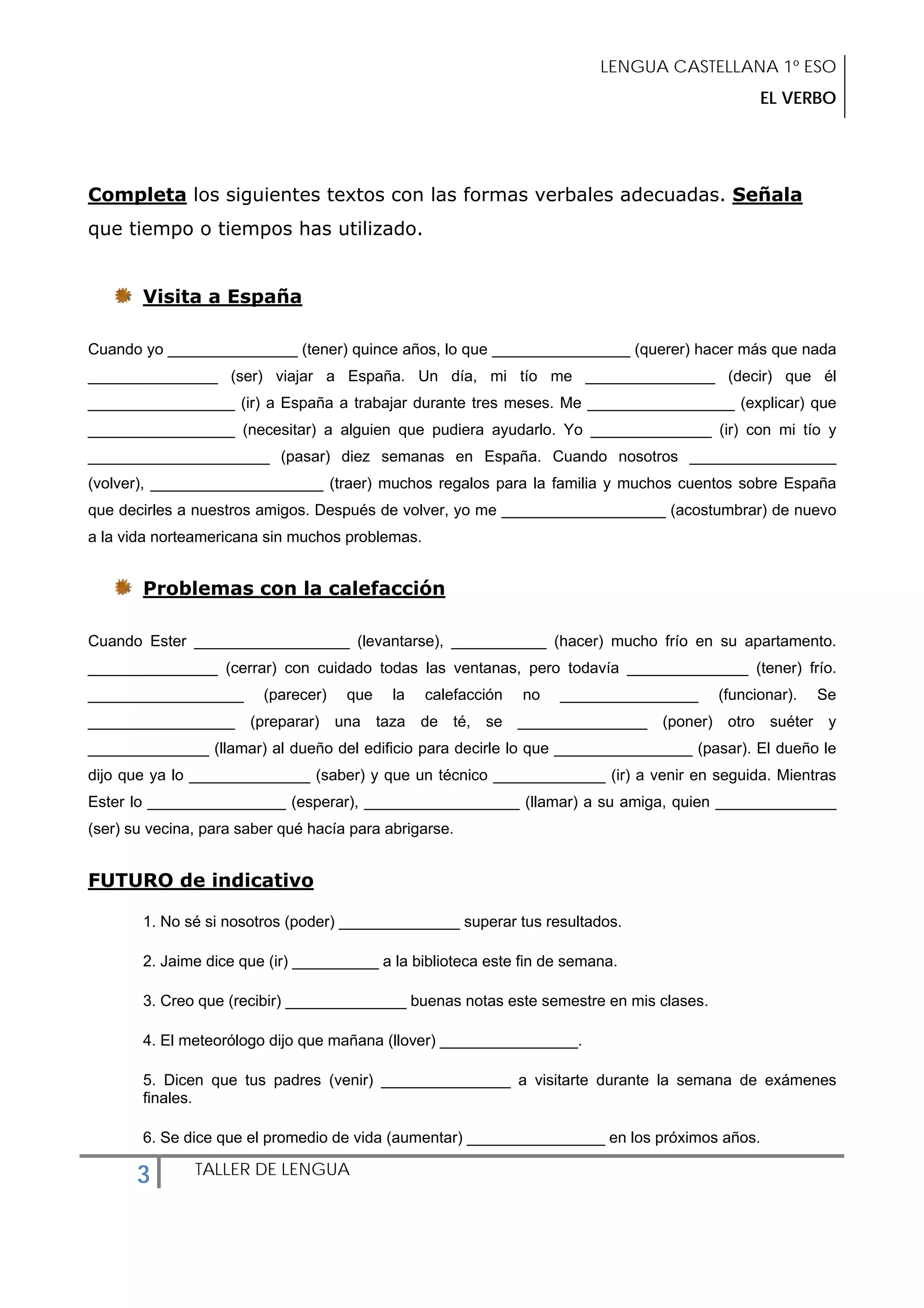 0910 actividades formas_verbales | PDF