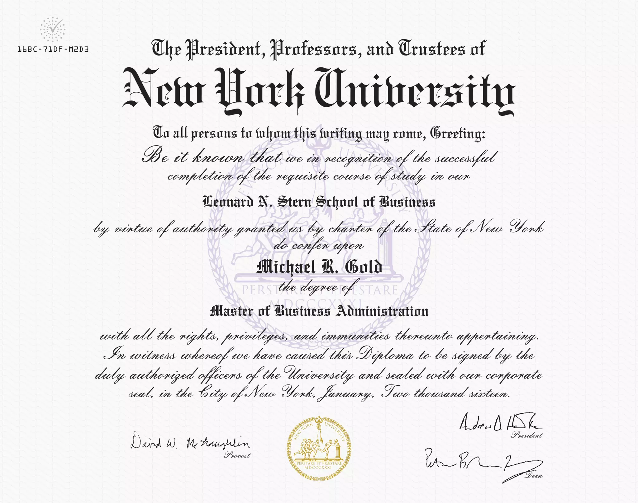 Diploma NYU (00347024xB9ADE) | PDF