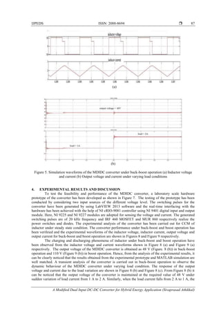 A Modified Dual Input DC-DC Converter for Hybrid Energy Application | PDF