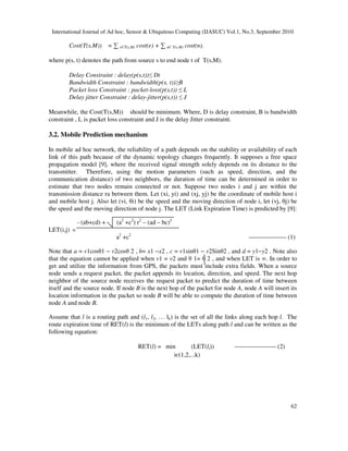 Adaptive QoS Multicast Routing with Mobility Prediction in MANETs | PDF