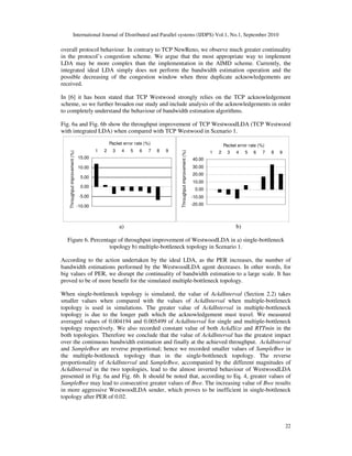 LOSS DIFFERENTIATION ALGORITHMS VS. CONGESTION CONTROL SCHEMES: DYNAMICS AND PERFORMANCE | PDF