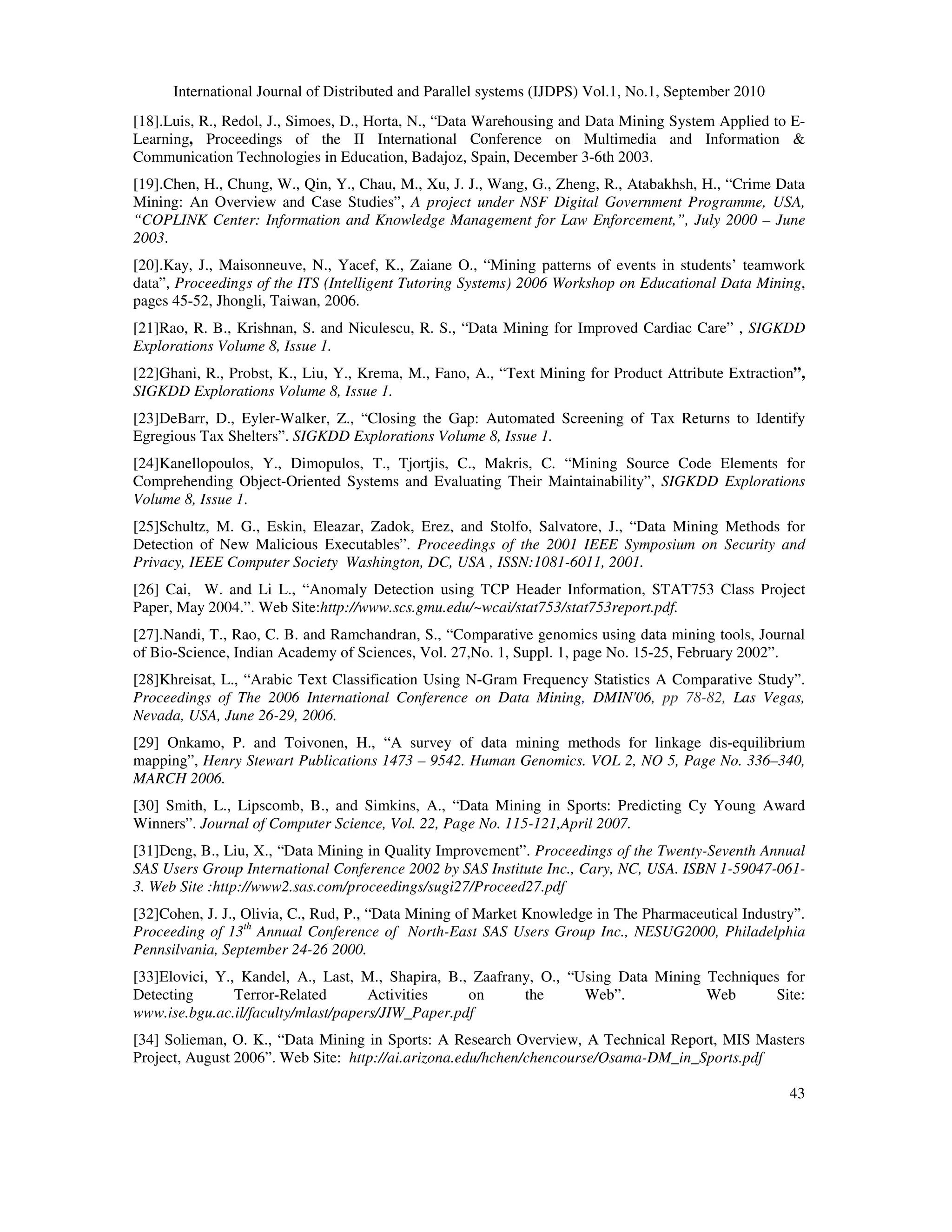 Data Mining System and Applications: A Review | PDF | Databases | Computer Software and Applications