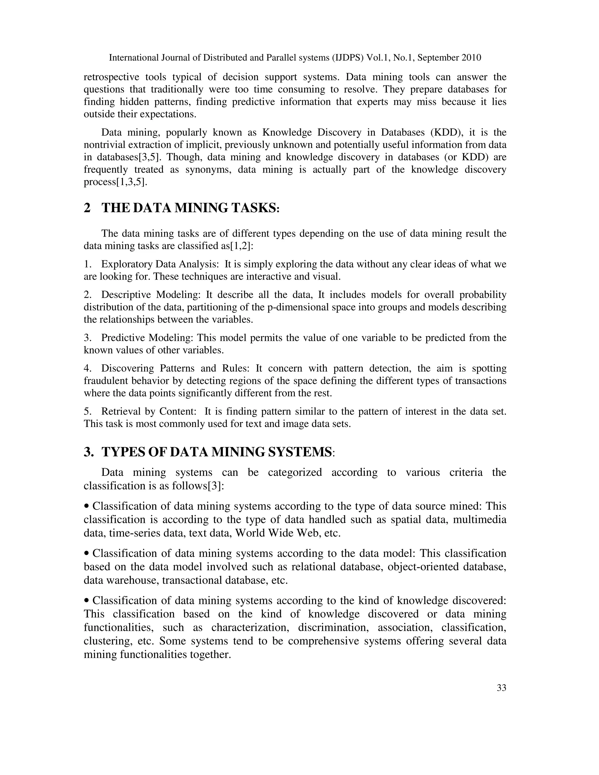 Data Mining System and Applications: A Review | PDF | Databases | Computer Software and Applications