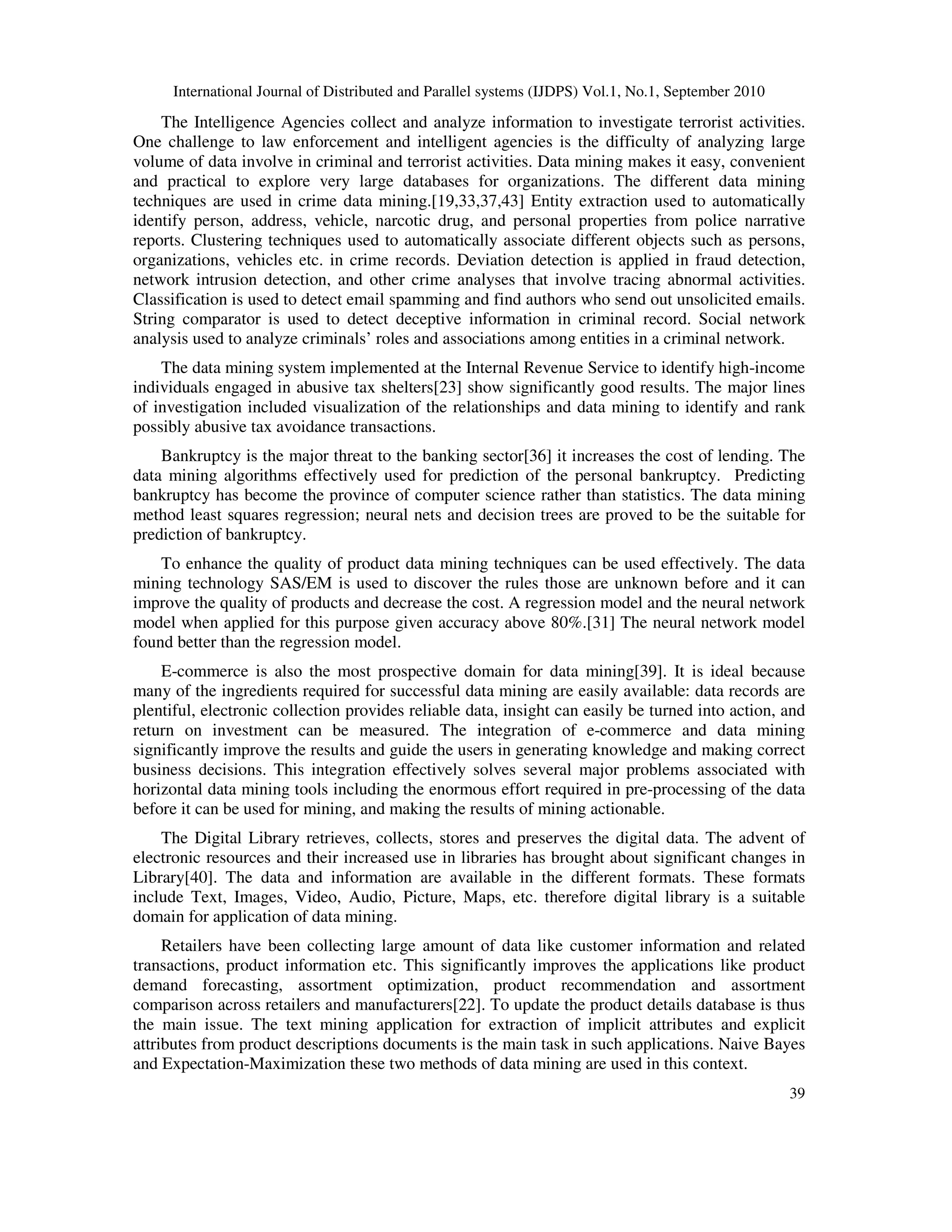 Data Mining System and Applications: A Review | PDF | Databases | Computer Software and Applications