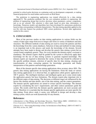 Data Mining System and Applications: A Review | PDF