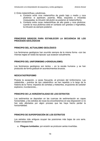 0910 Interpretacion Cortes Geologicos | PDF