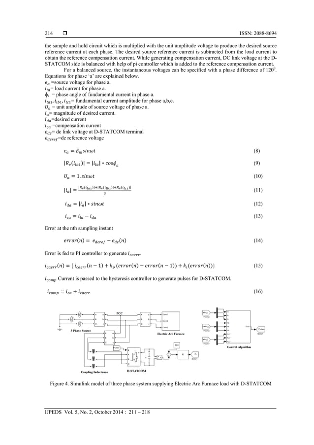 Voltage Flicker Mitigation in Electric Arc Furnace using D-STATCOM | PDF