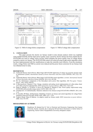 Voltage Flicker Mitigation in Electric Arc Furnace using D-STATCOM | PDF