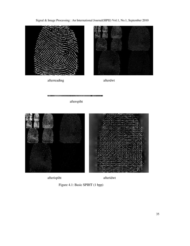 Comparison of different Fingerprint Compression Techniques | PDF