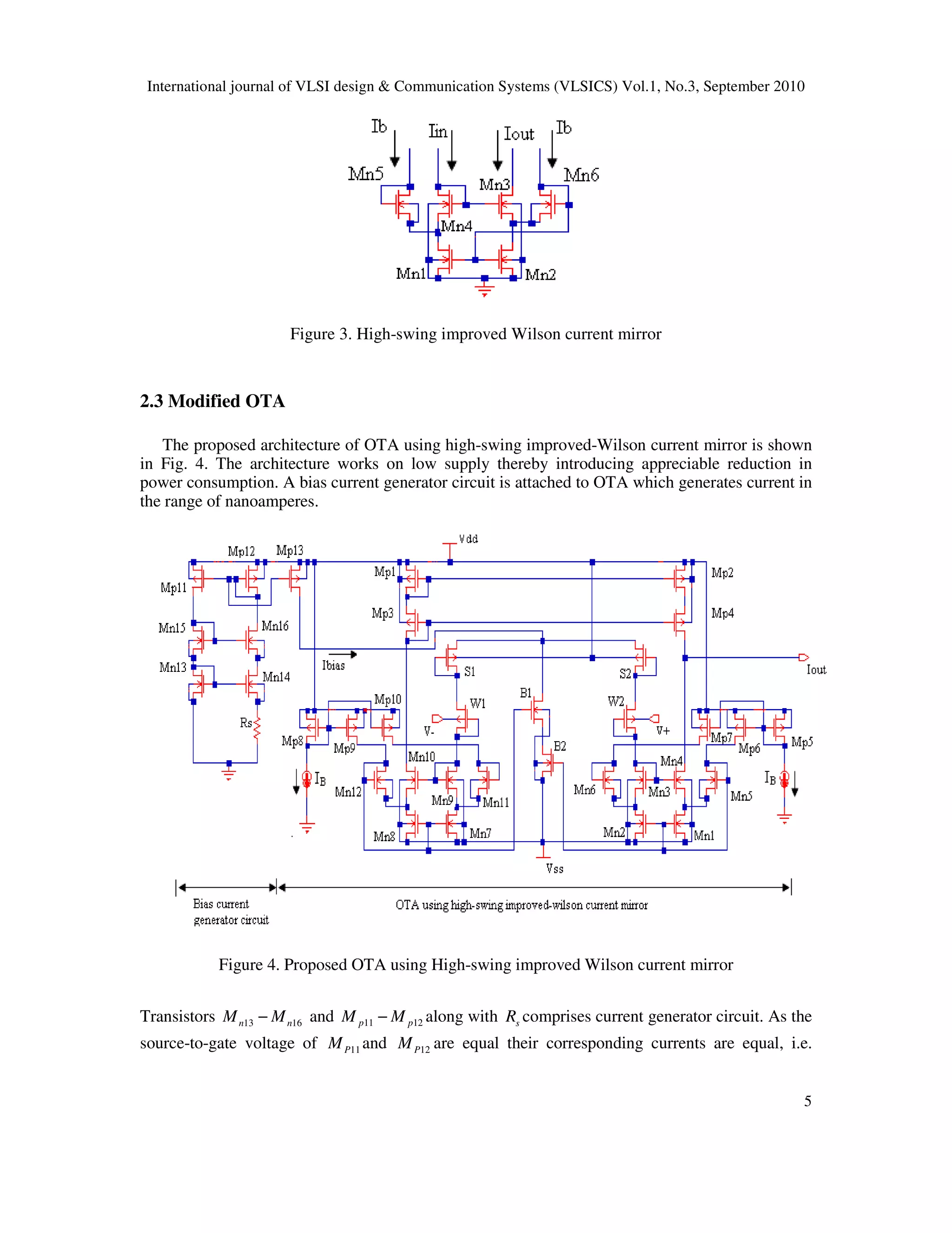 A High-Swing OTA with wide Linearity for design of self-tunable linear ...