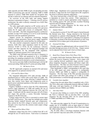 10.7mW, 2.1 sq mm, 0.13um CMOS GPS radio | PDF