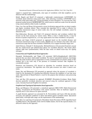 PREVENTION OF WORMHOLE ATTACK IN WIRELESS SENSOR NETWORK | PDF