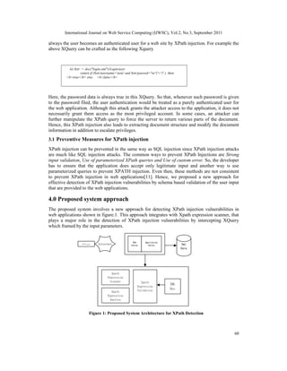 PXpathV: Preventing XPath Injection Vulnerabilities in Web Applications | PDF