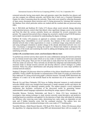 A COMPARATIVE STUDY OF SOCIAL NETWORKING APPROACHES IN IDENTIFYING THE COVERT NODES | PDF