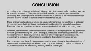 Monotreme alchemy : mystical milk and lethal elixir | PPTX