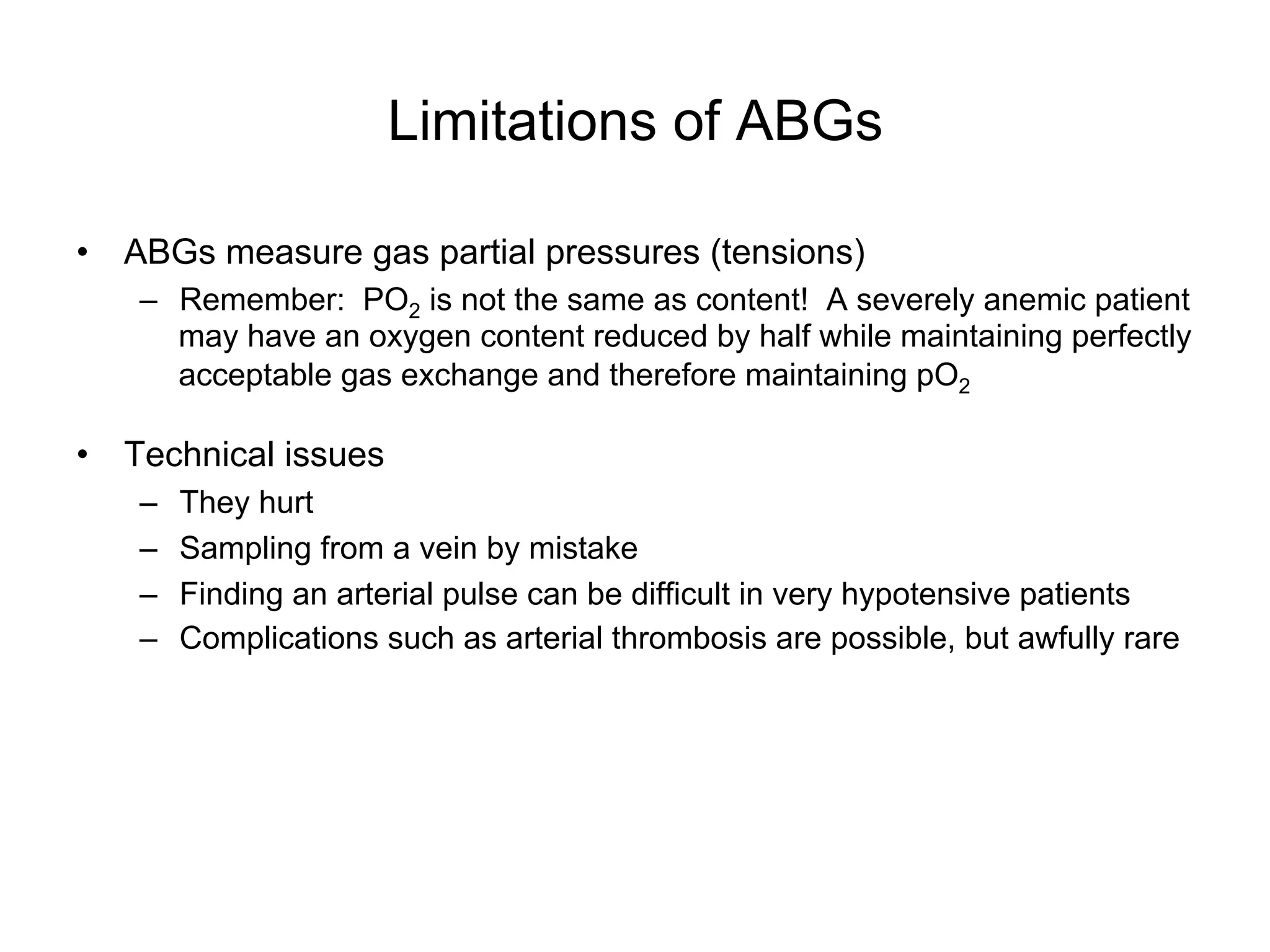 09.12.08(b): An Introduction to Blood Gas Analysis | PDF