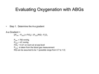09.12.08(b): An Introduction to Blood Gas Analysis | PPT