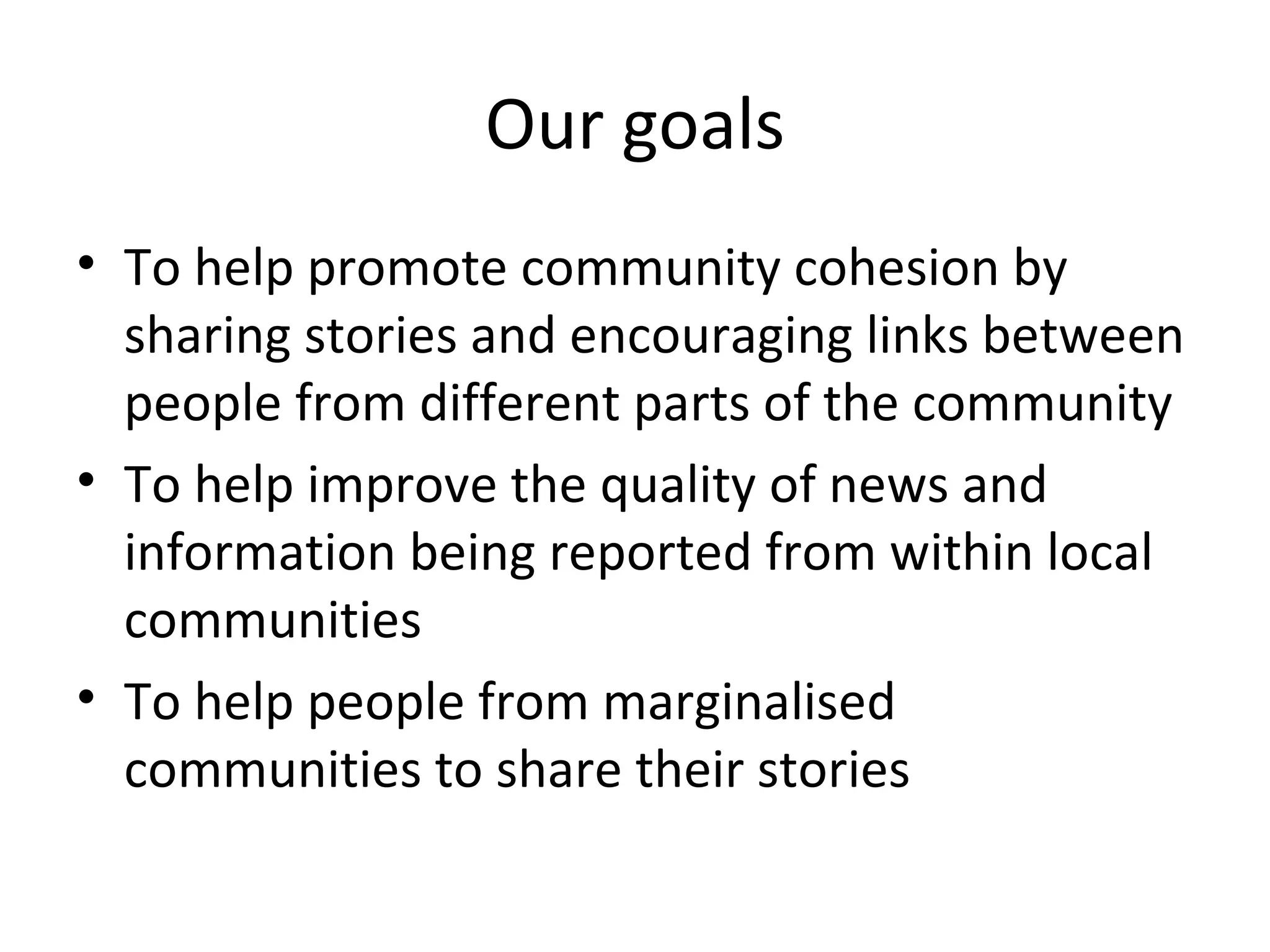 What is community reporting? | PPT