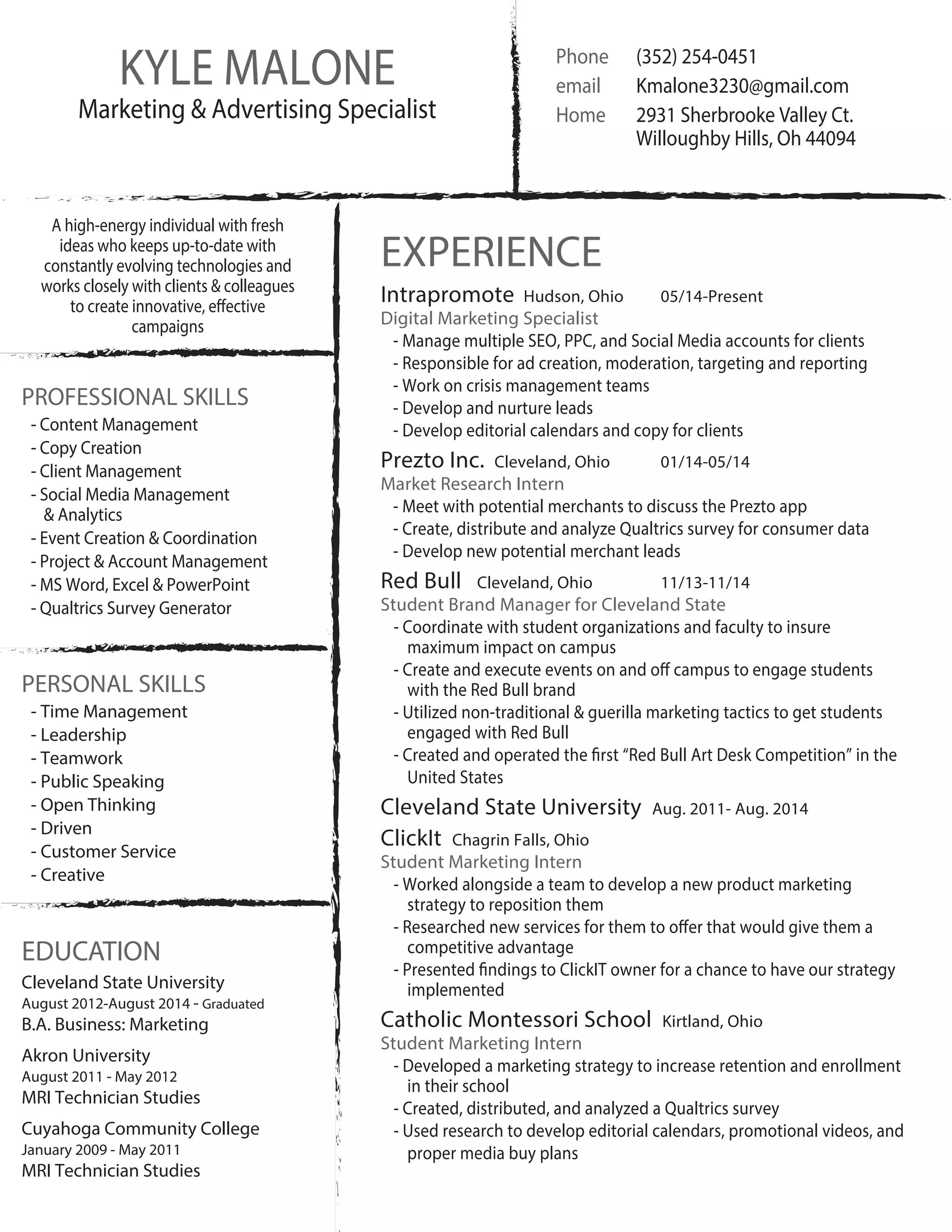 Kyle Malone Resume | PDF