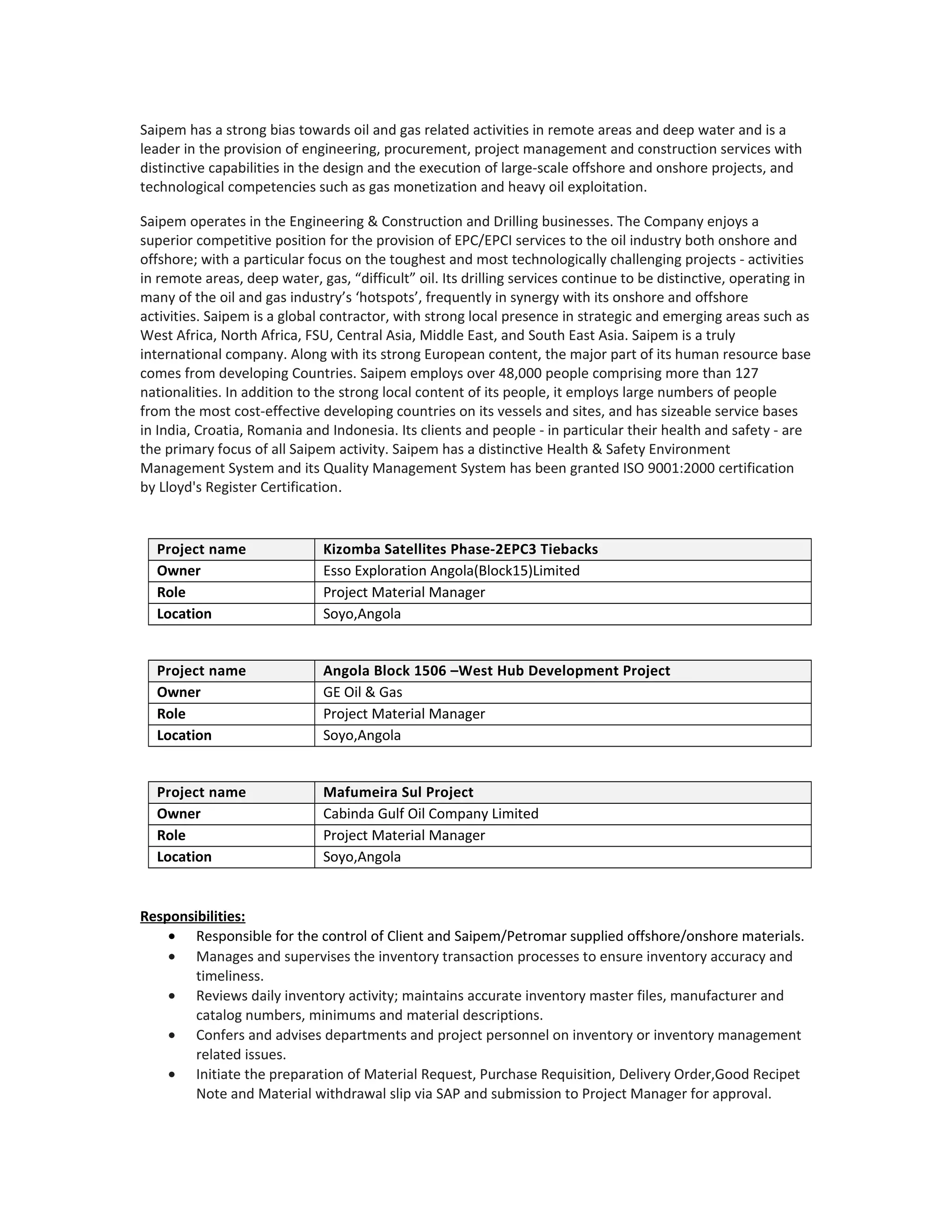 Shabeer Resume | DOC