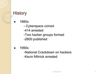 Black hat hackers | PPTX