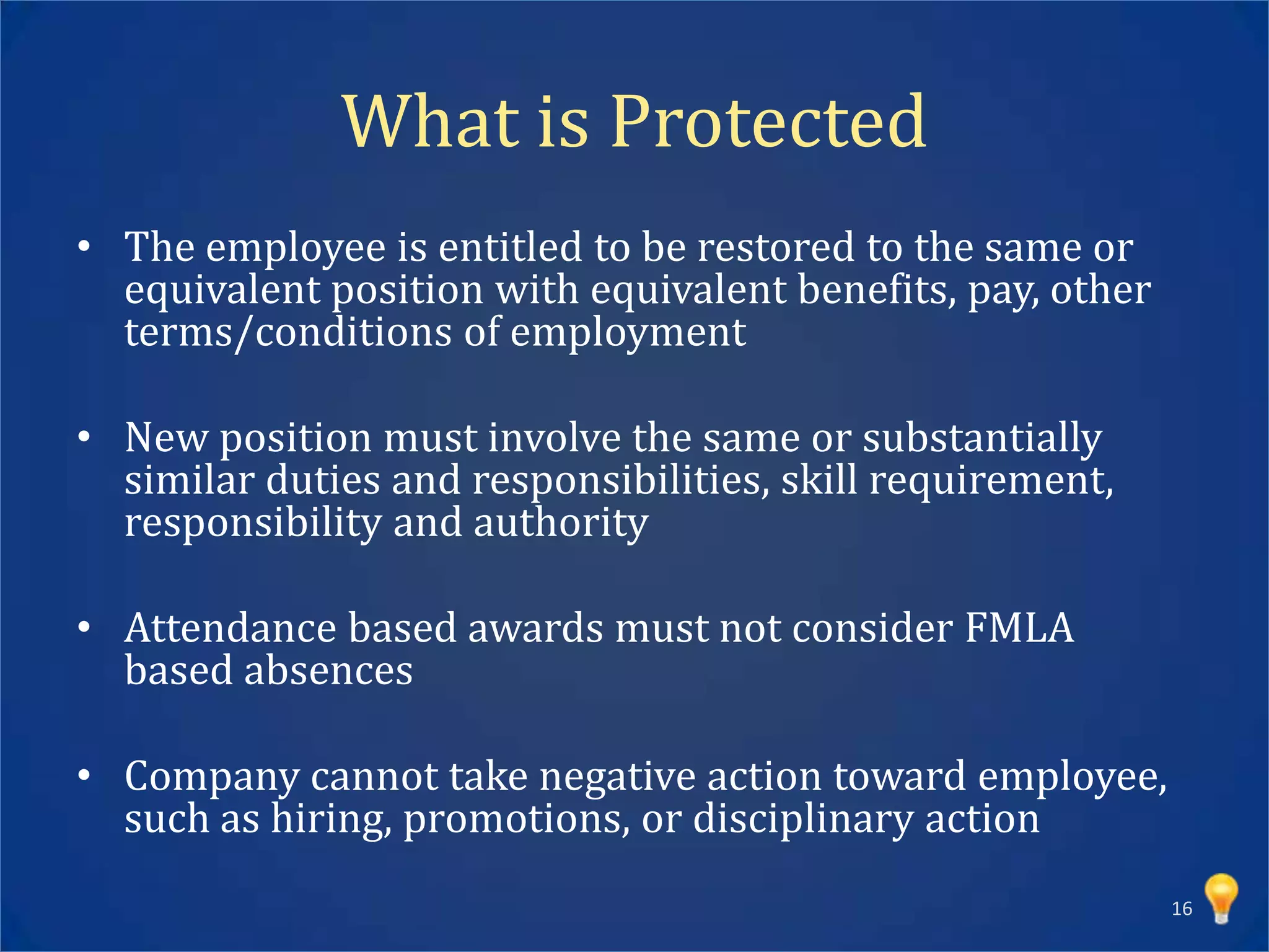FMLA and ADA 101: What Every Manager Needs to Know | PPTX