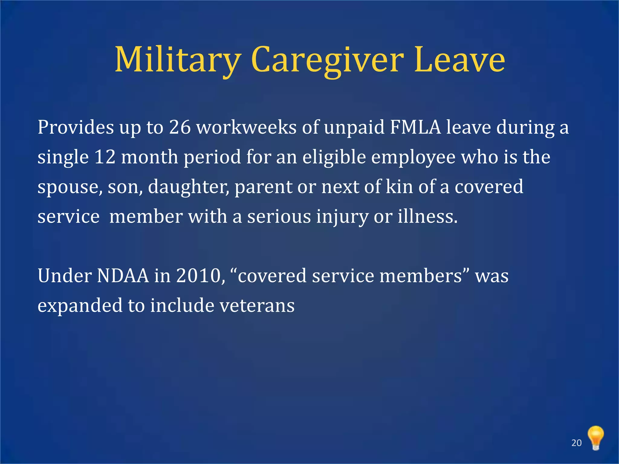 FMLA and ADA 101: What Every Manager Needs to Know | PPTX