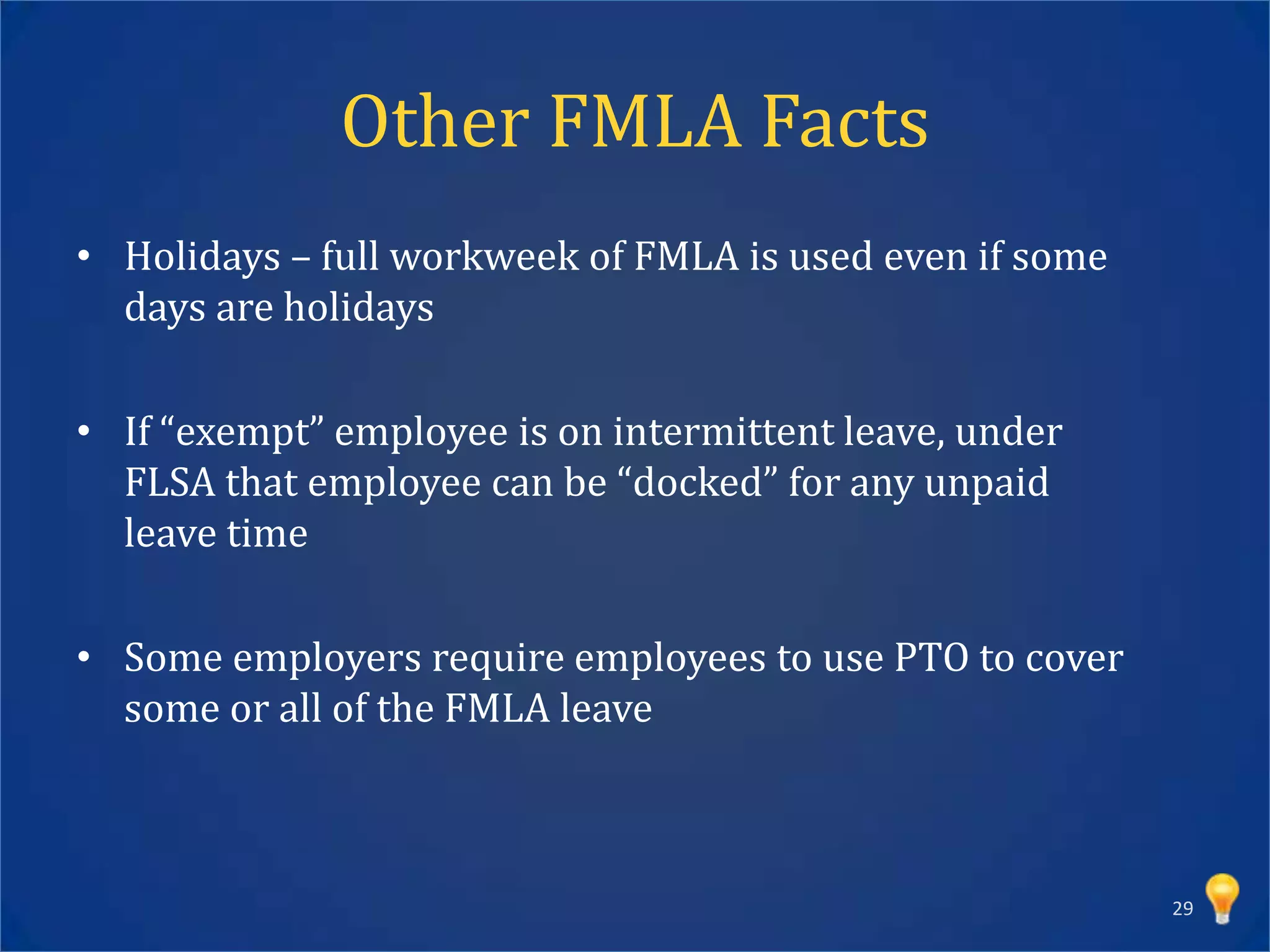 FMLA and ADA 101: What Every Manager Needs to Know | PPTX