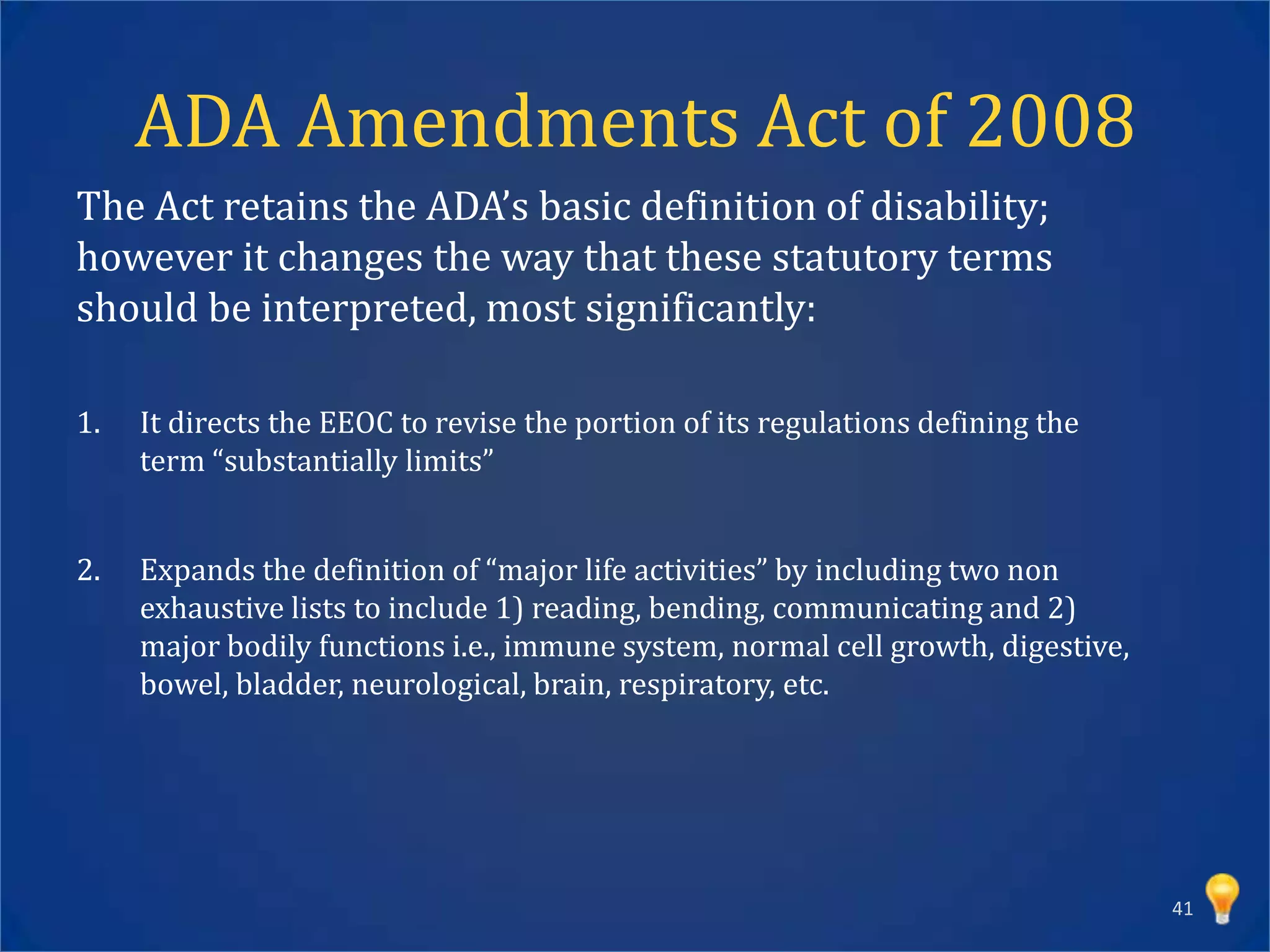 FMLA and ADA 101: What Every Manager Needs to Know | PPTX
