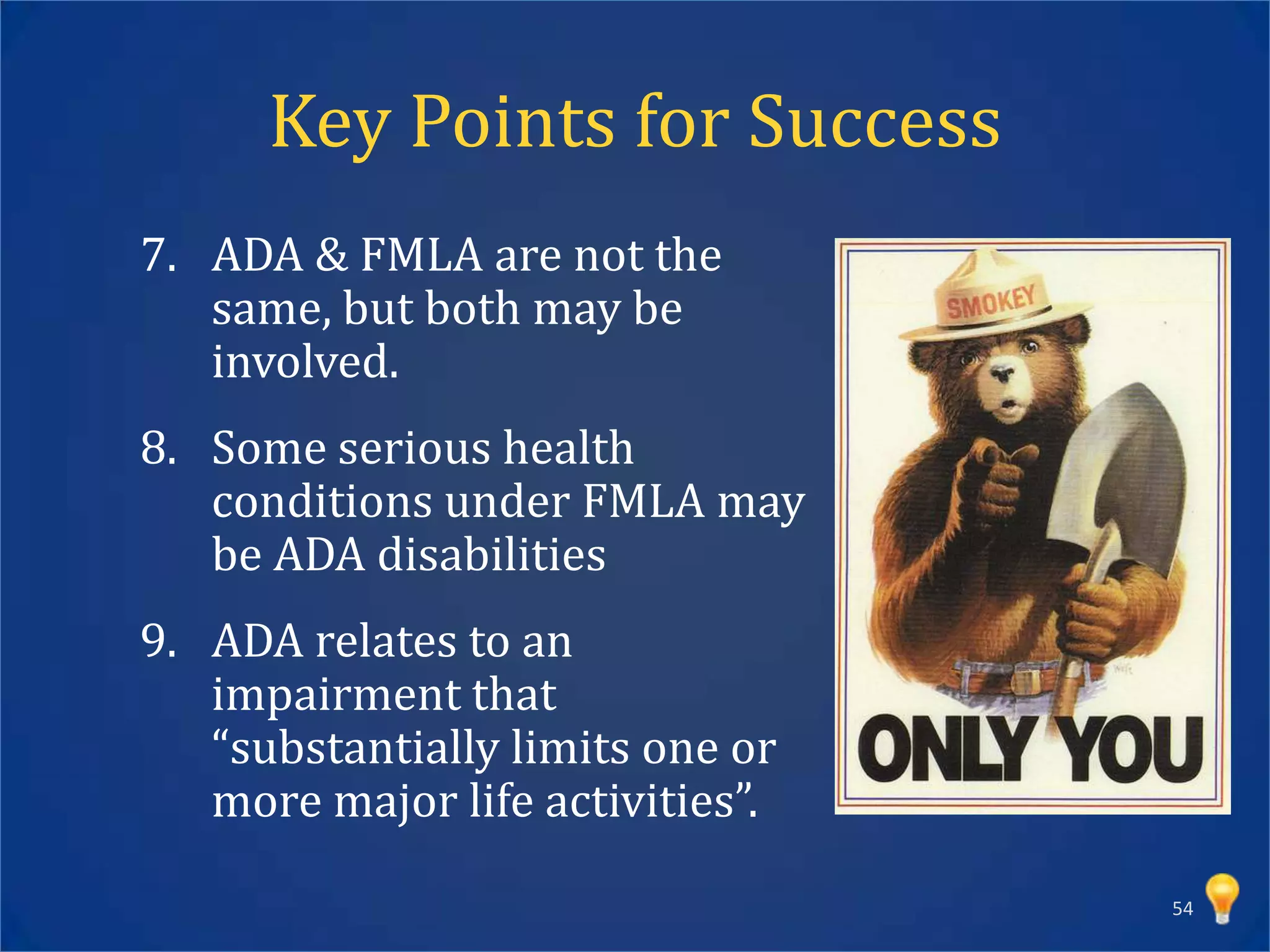 FMLA and ADA 101: What Every Manager Needs to Know | PPTX