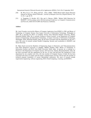 SYBIL ATTACK ON LOWEST ID CLUSTERING ALGORITHM IN THE MOBILE AD HOC NETWORK | PDF